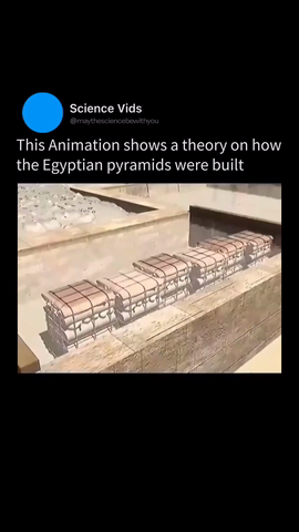 This animation shows a theory on how the Egyptian pyramids were built ...